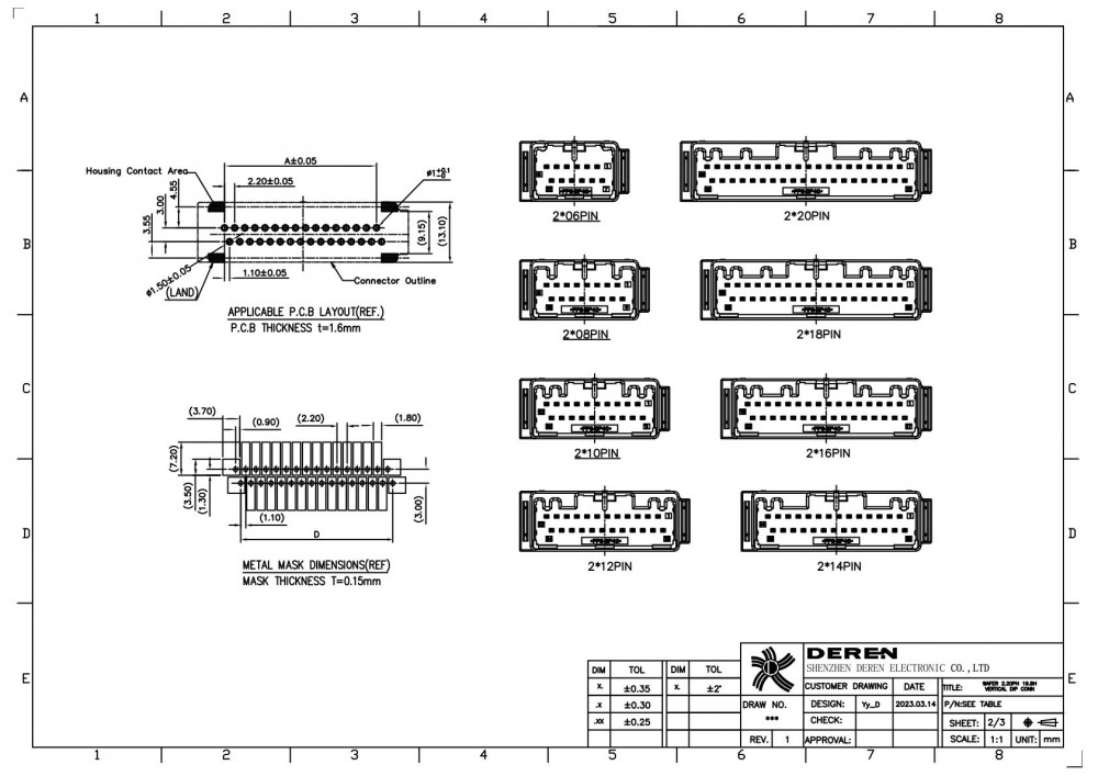 DEREN 570CBG-032R1116T drawing page 2
