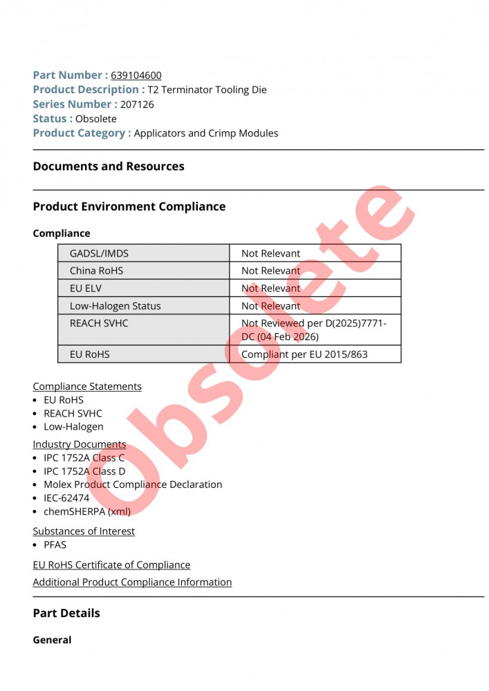 Product document page 1
