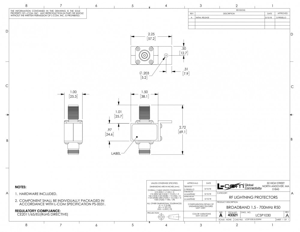 LCSP1030 technical document page