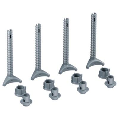 4 plastic screw + nut for height adjustment of universal back box for sale