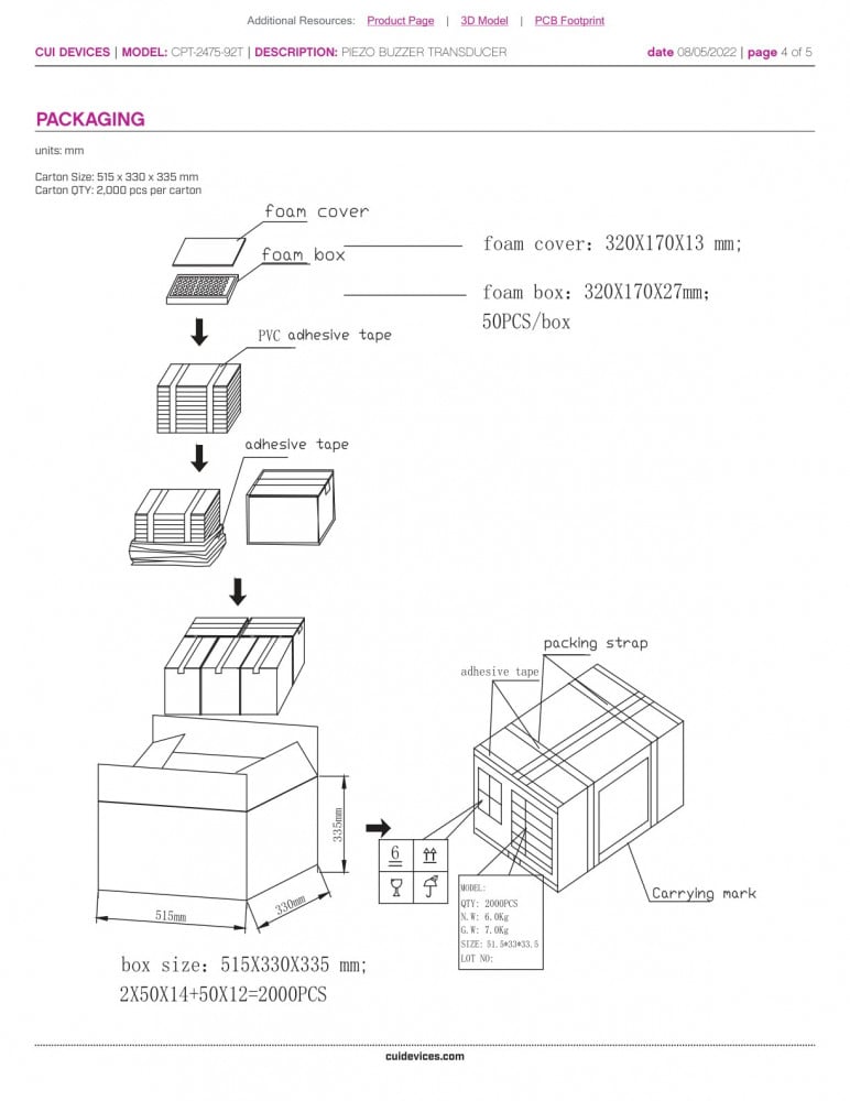 CPT-2475-92T datasheet page 4