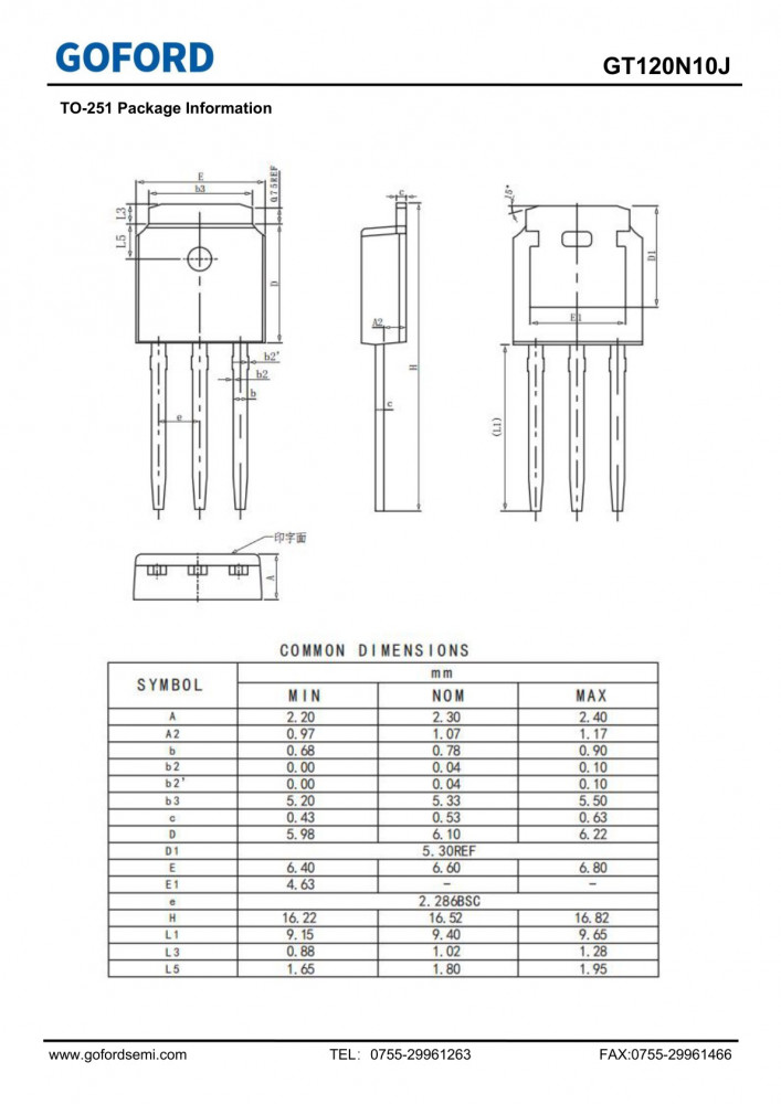 GT120N10J datasheet page 6