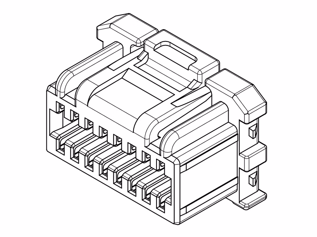 OneBlade Header, 1.00mm Pitch, Single Row, Right-Angle, Surface Mount, Tin (Sn) Plating, Friction Lock, 3 Circuits, Tape and Reel