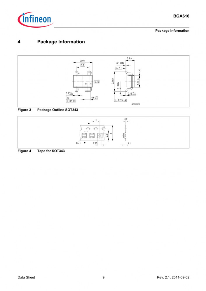 BGA616 datasheet page 9