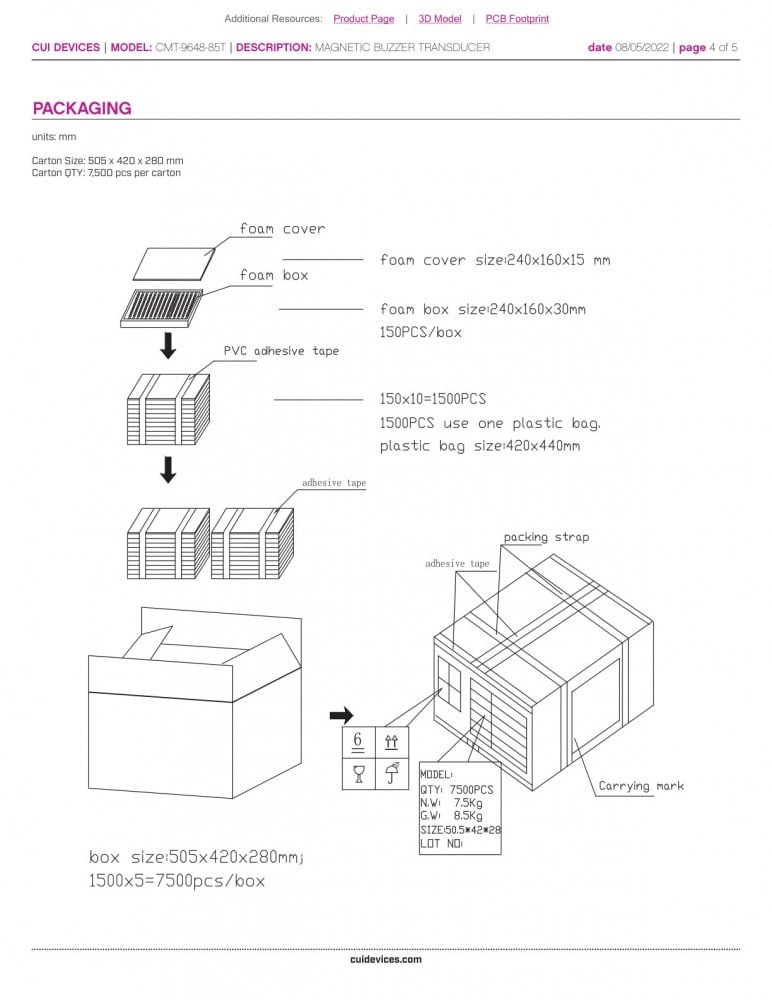 CMT-9648-85T datasheet page 4