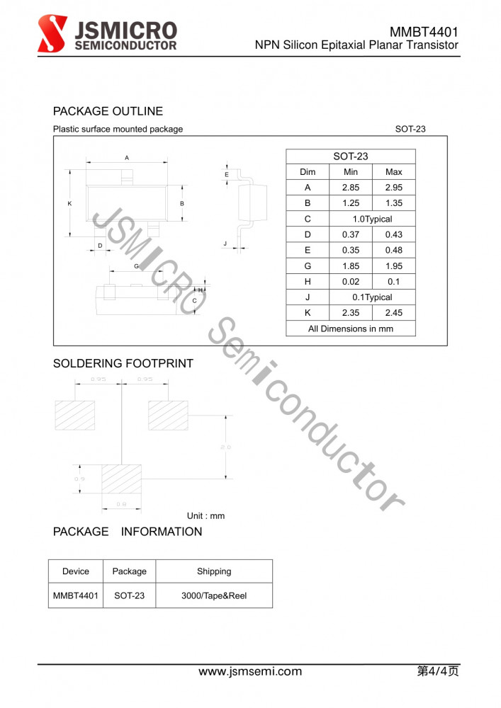 MMBT4401 datasheet page 4