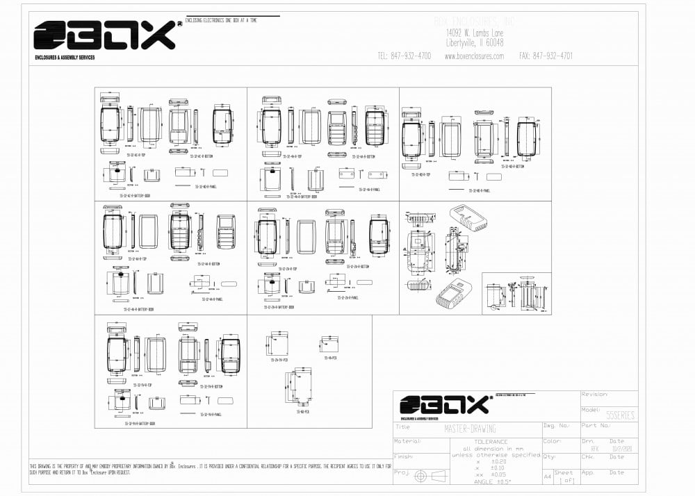 55 Series master drawing preview