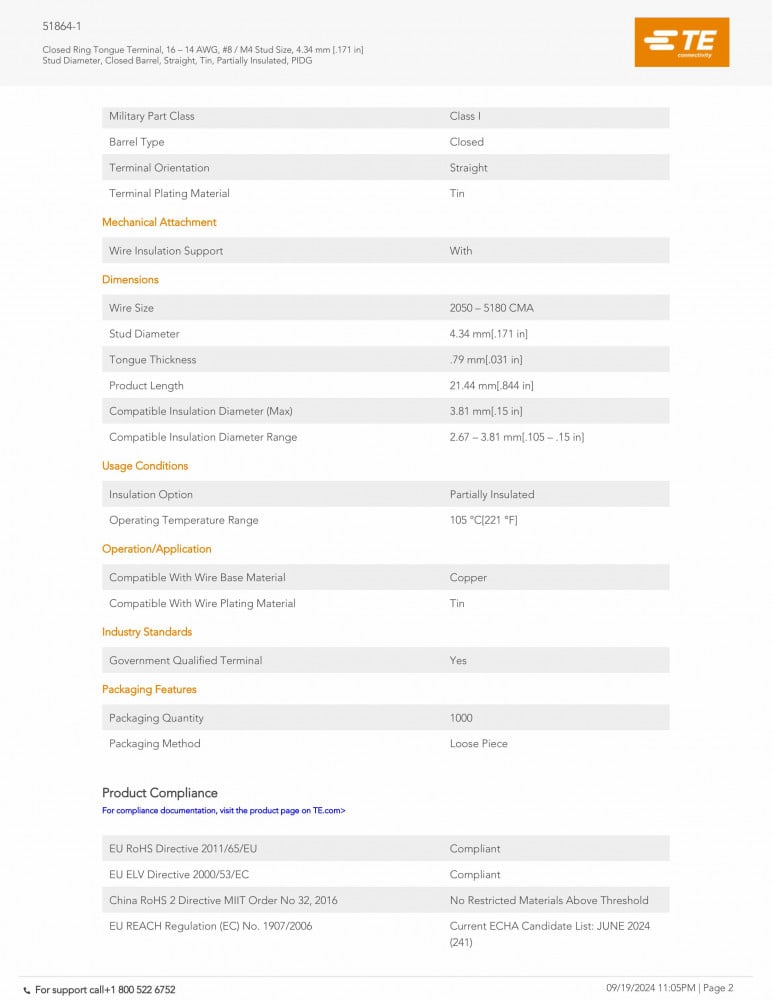 51864-1 technical document page 2