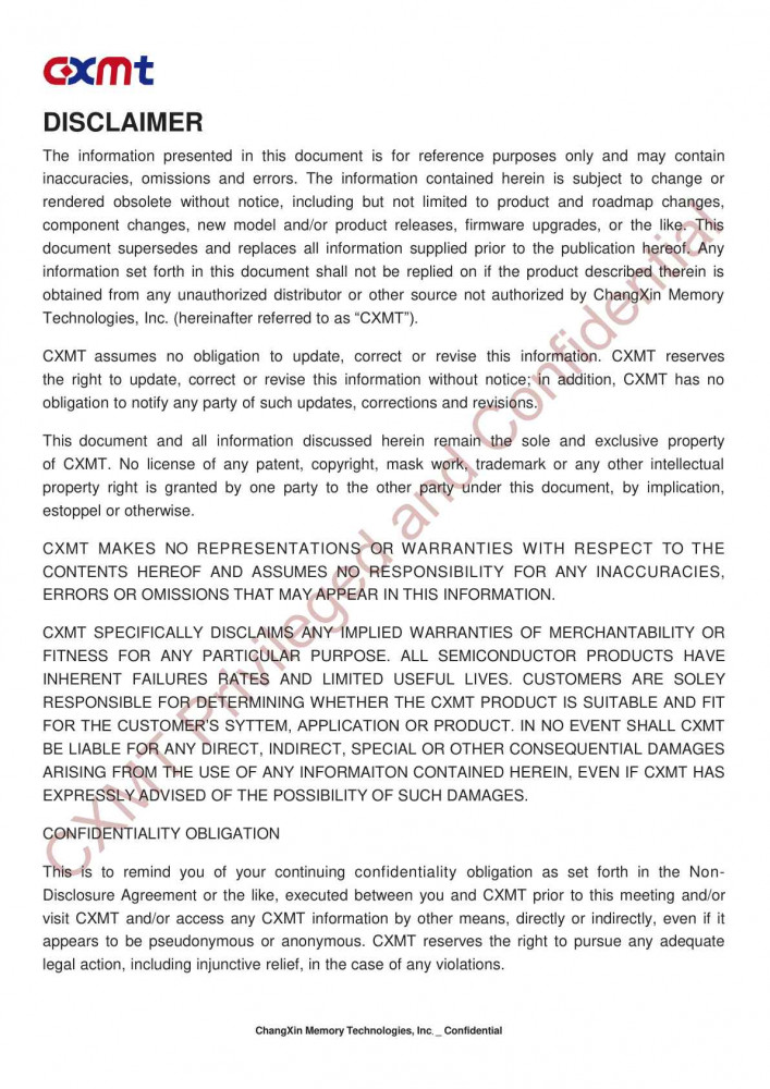 CXDB5CCAM-ML datasheet page 2