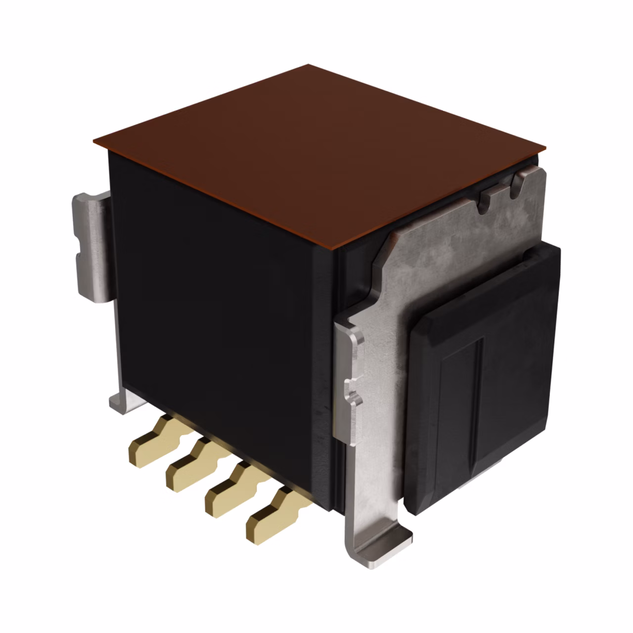 1.00mm Pitch, Rely-On PCB Header, Single Row, Vertical, Surface Mount, 0.38µm Gold (Au) Plating, Inner Positive Lock, 4 Circuits, Black for sale