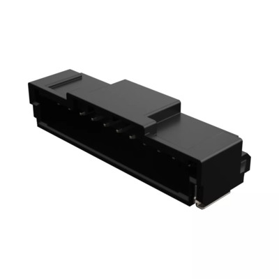 DuraClik Wire-to-Board Header, Single Row, Right-Angle, 11 Circuits, Tin  (Sn) Plating, Black for sale
