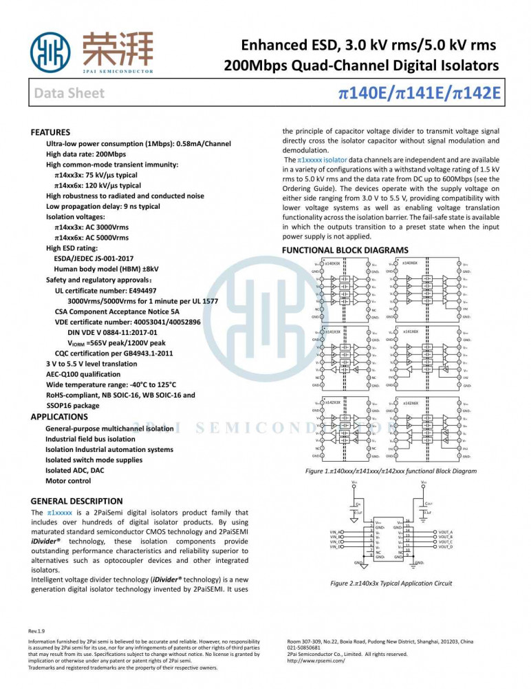 π141E61 datasheet page 1