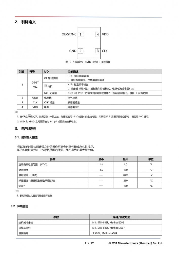 MST8011 datasheet page 2
