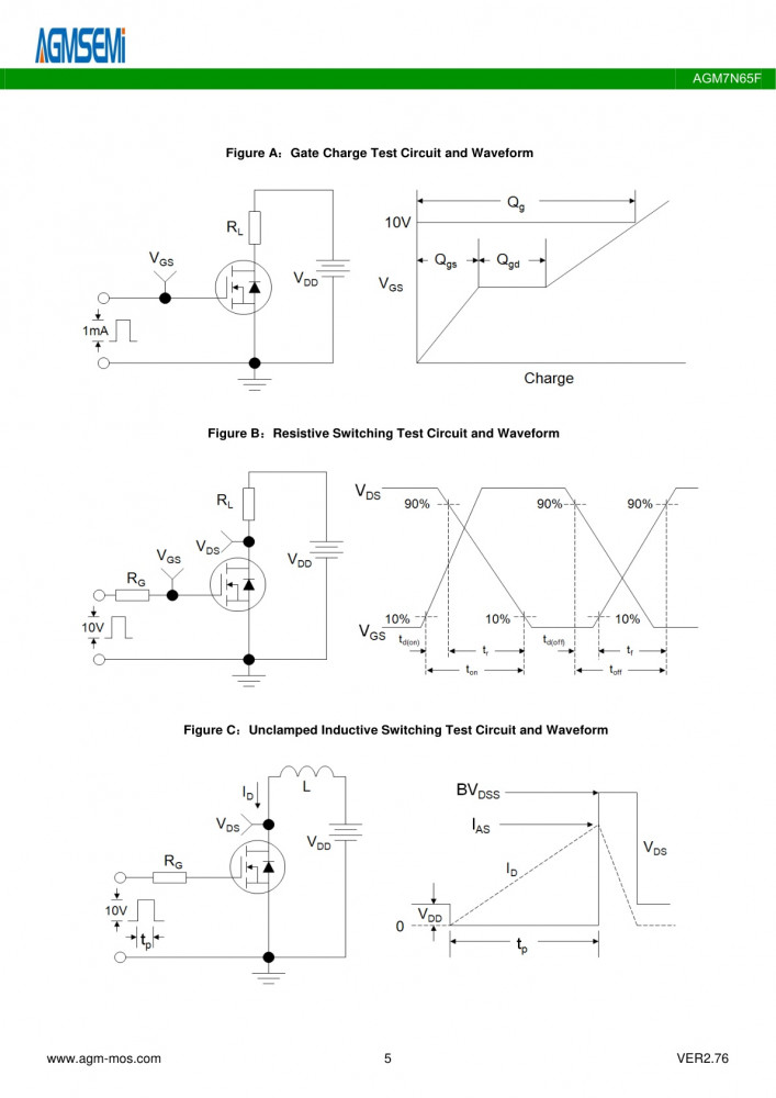 AGM7N65F datasheet page 5