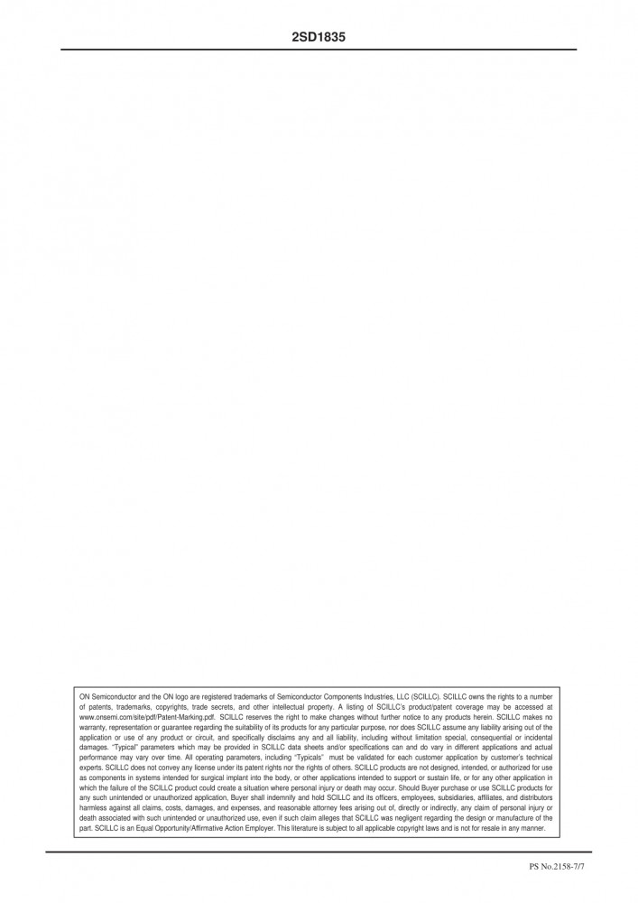 2SD1835S-AA technical document page 7