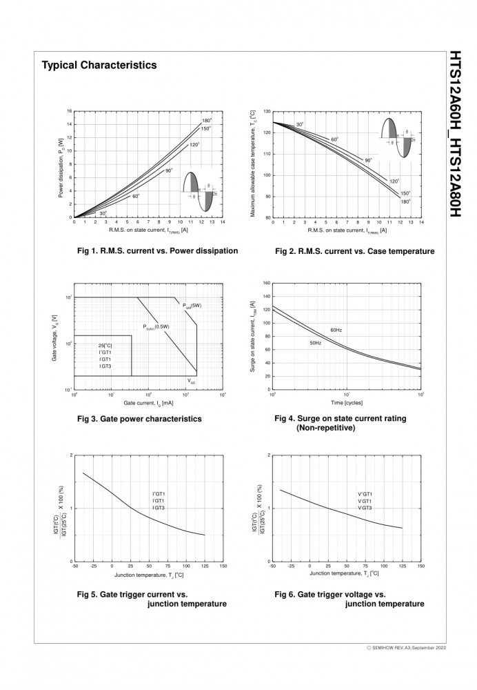 HTS12A60H datasheet page 3
