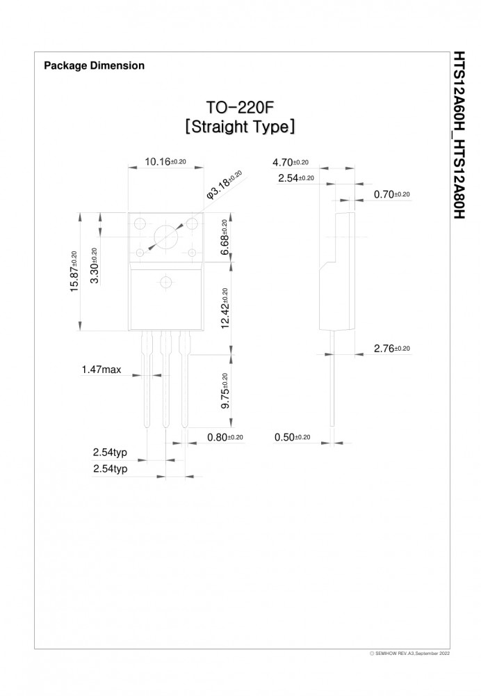 HTS12A60H datasheet page 5