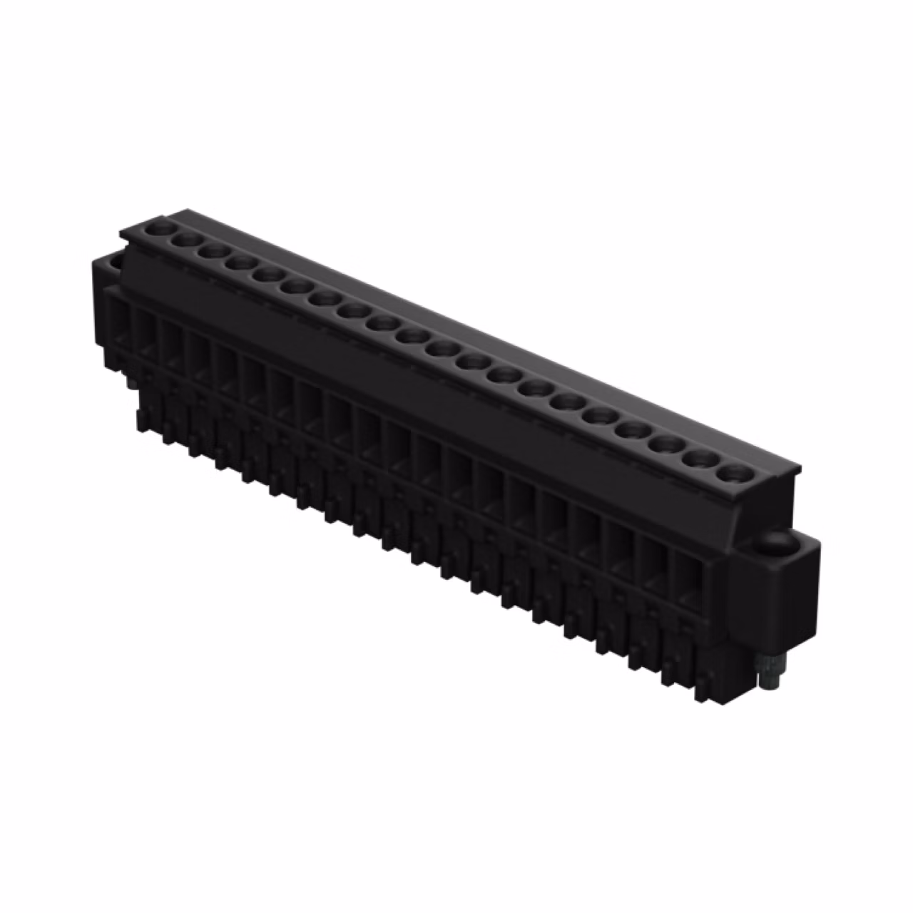 3.50mm Pitch Eurostyle Vertical Plug, with Retention Screws, Front Wire Entry, 20 Circuits for sale