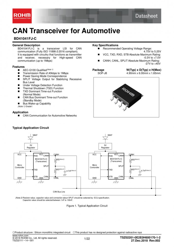 BD41041FJ-CE2 document page 1