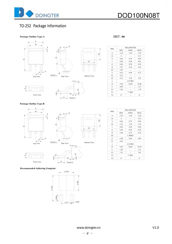 DOD100N08T datasheet page 6