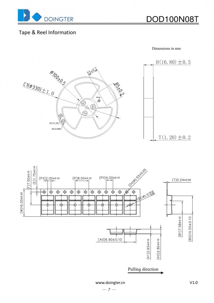 DOD100N08T datasheet page 7