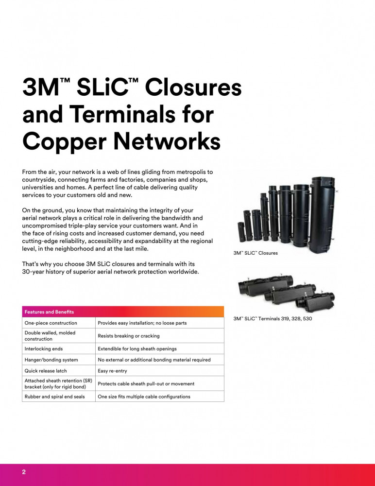 3M SLIC-2.2X19 technical document page 2