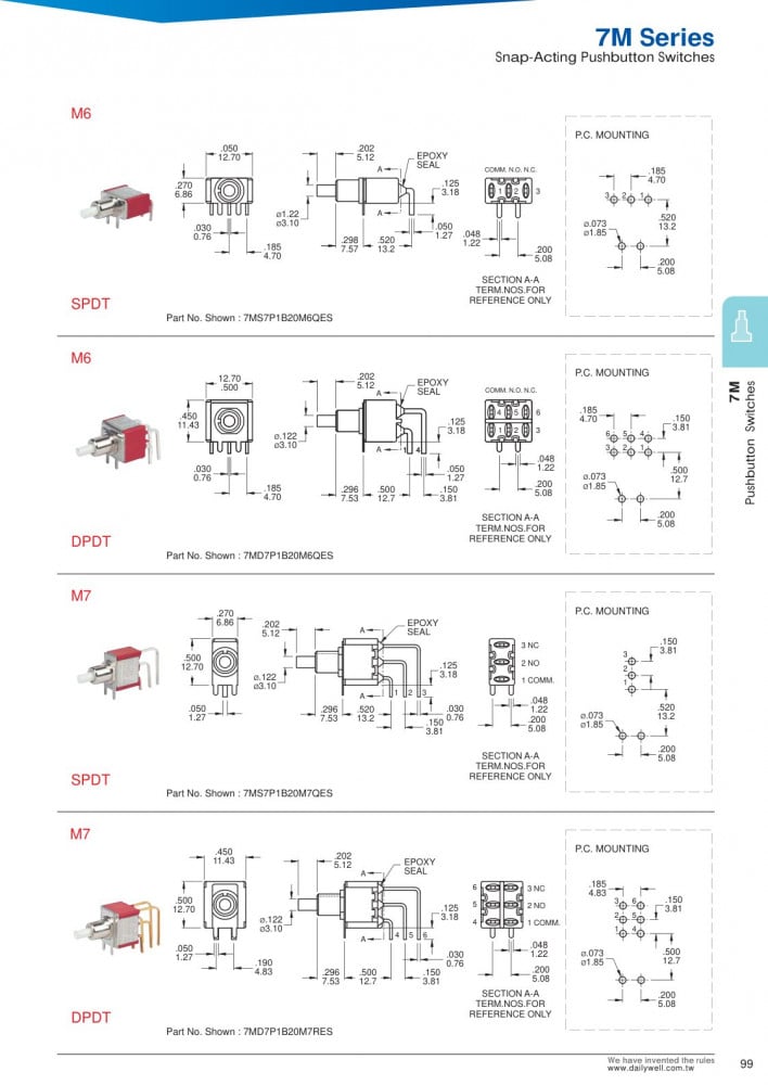 Dailywell switch datasheet page 4