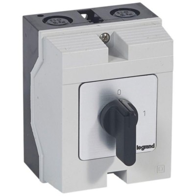 Cam switch - On/off switch PR 17 - 3P 20A cam switch - IP65 surface mounted enclosure 96x120mm - 3 contacts with positive opening for sale
