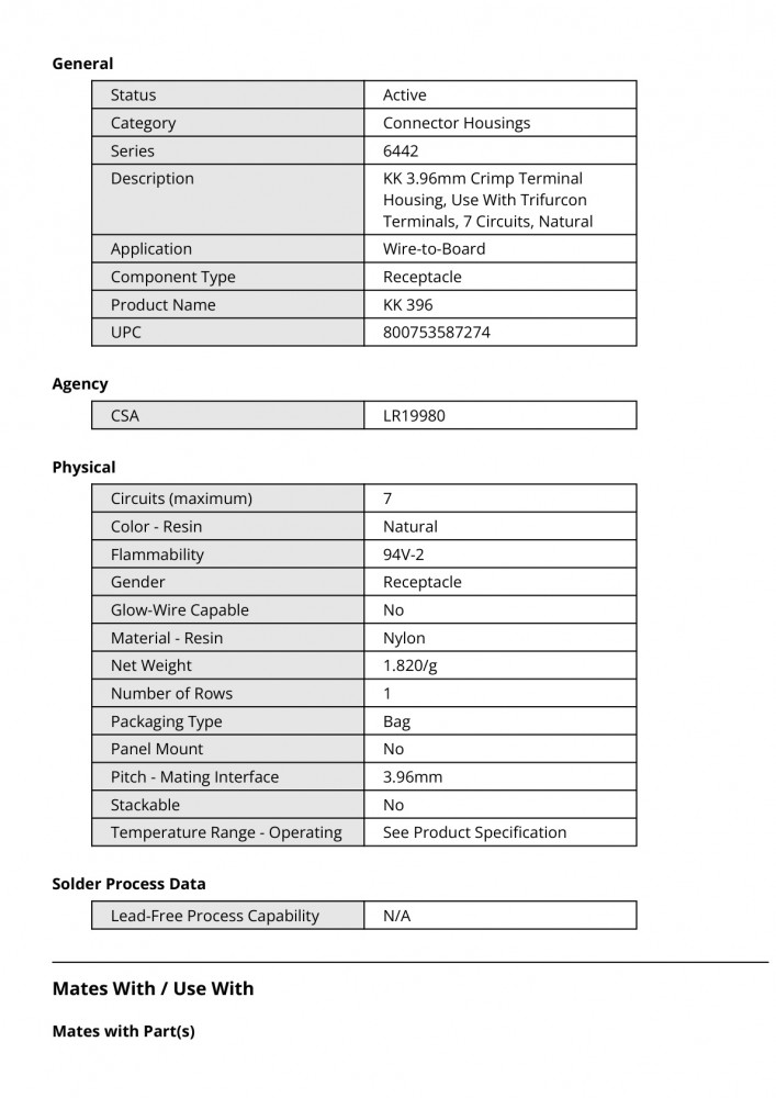 Product document preview, page 2