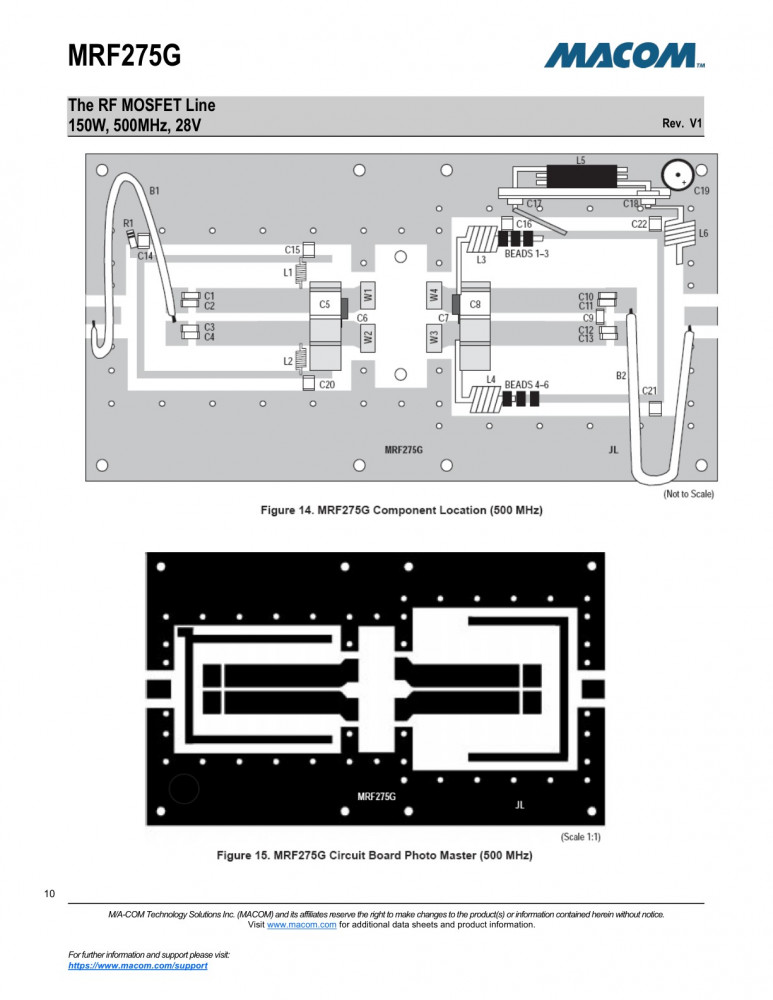 MRF275G datasheet page 10