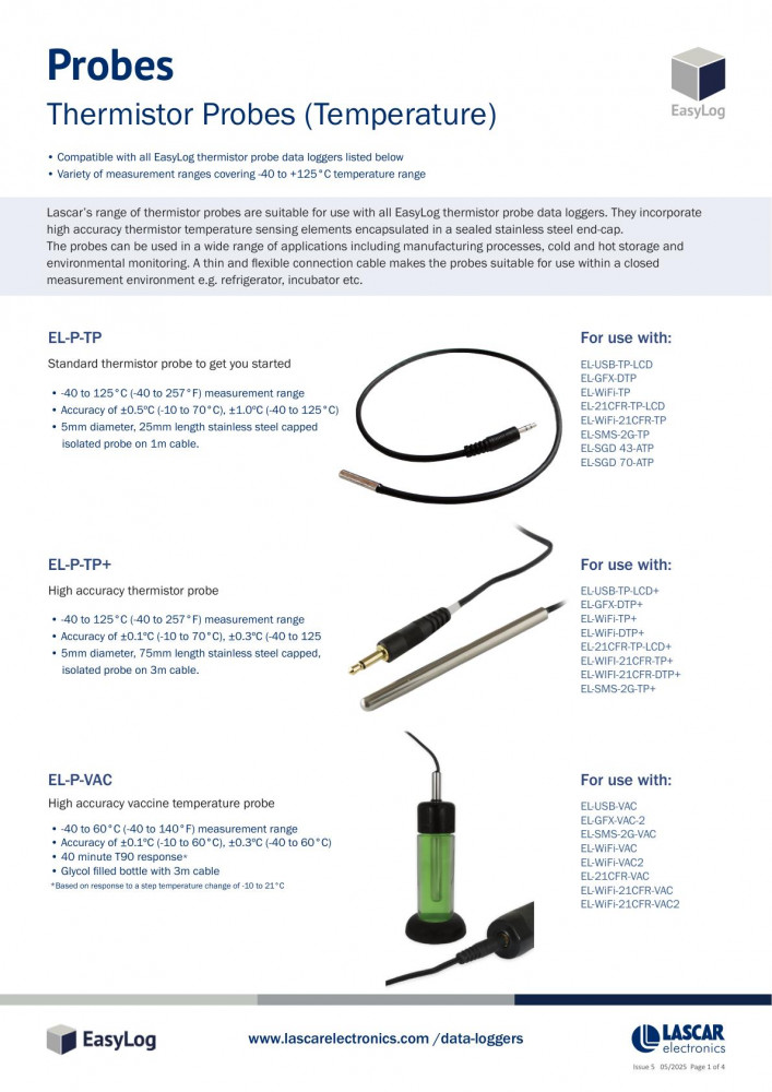 EL-SP2-TH technical document page 1