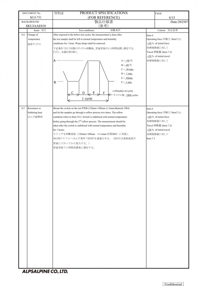 SKUJAAE010 specification page 4