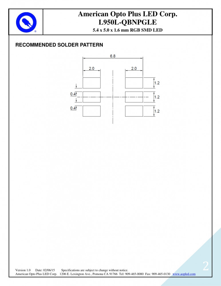 L950L-QBNPGLE datasheet page 2