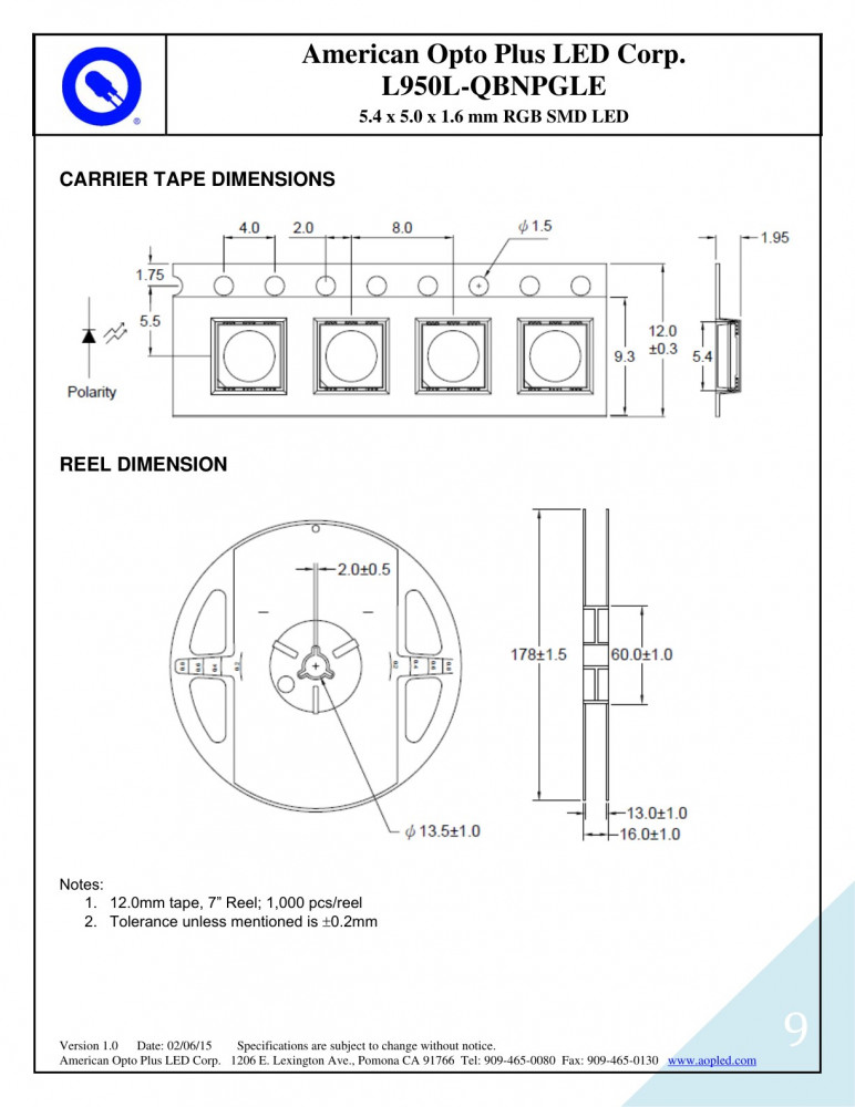 L950L-QBNPGLE datasheet page 9