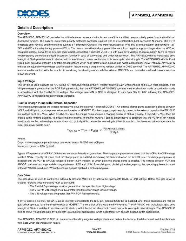 AP74502QTA8-7 technical document page 10