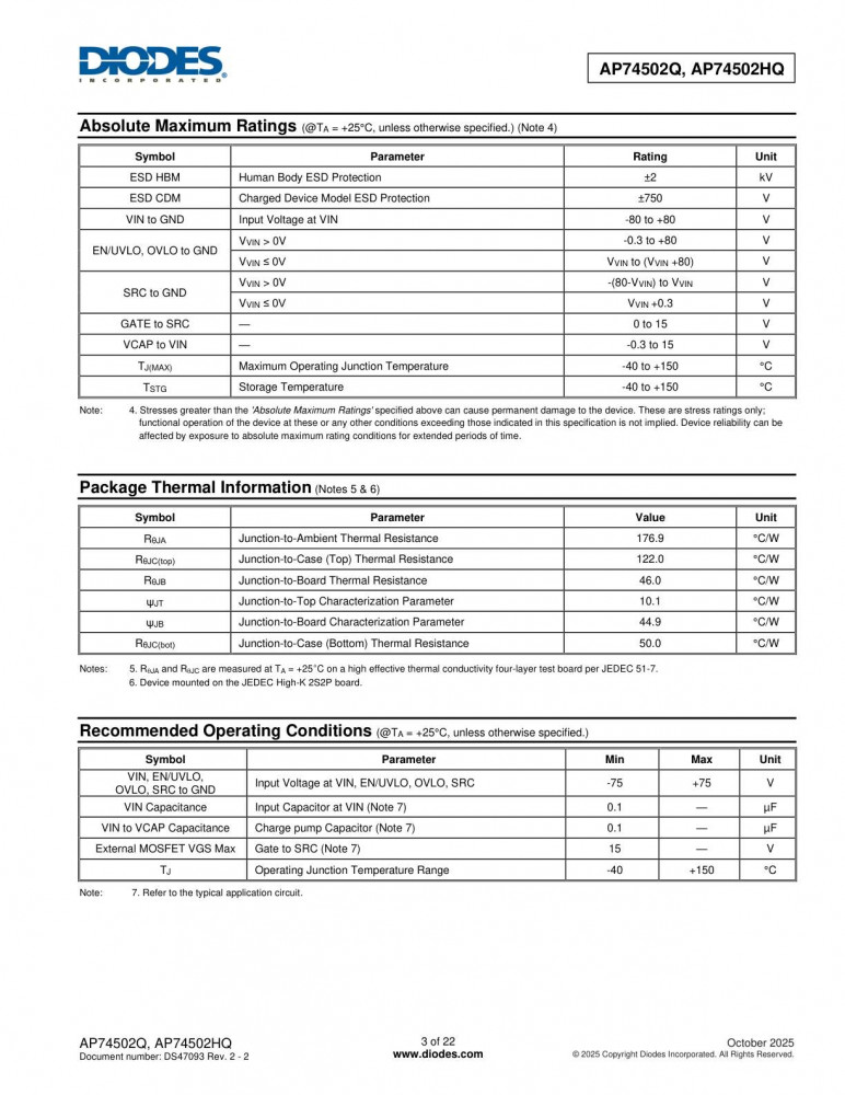 AP74502QTA8-7 technical document page 3