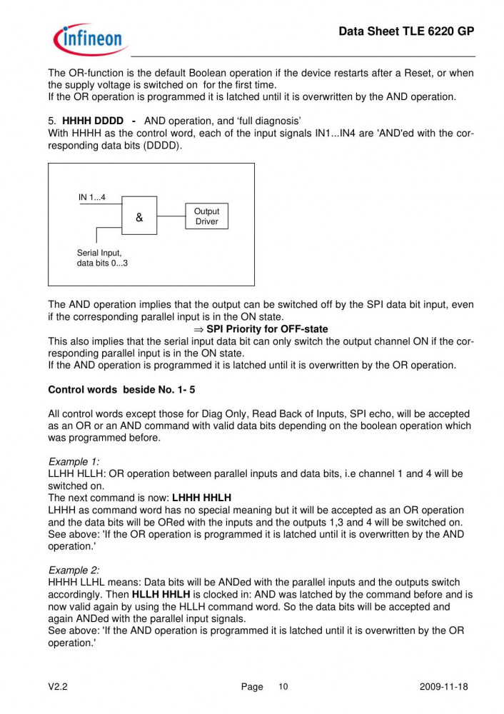 TLE6220GP datasheet page 10