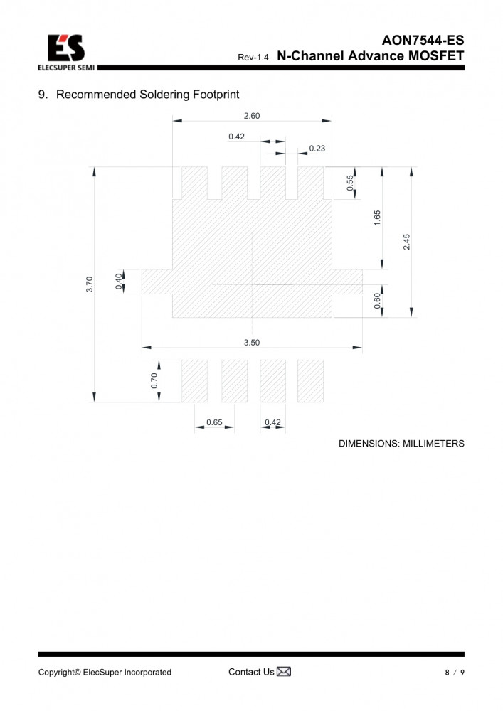AON7544-ES datasheet page 8