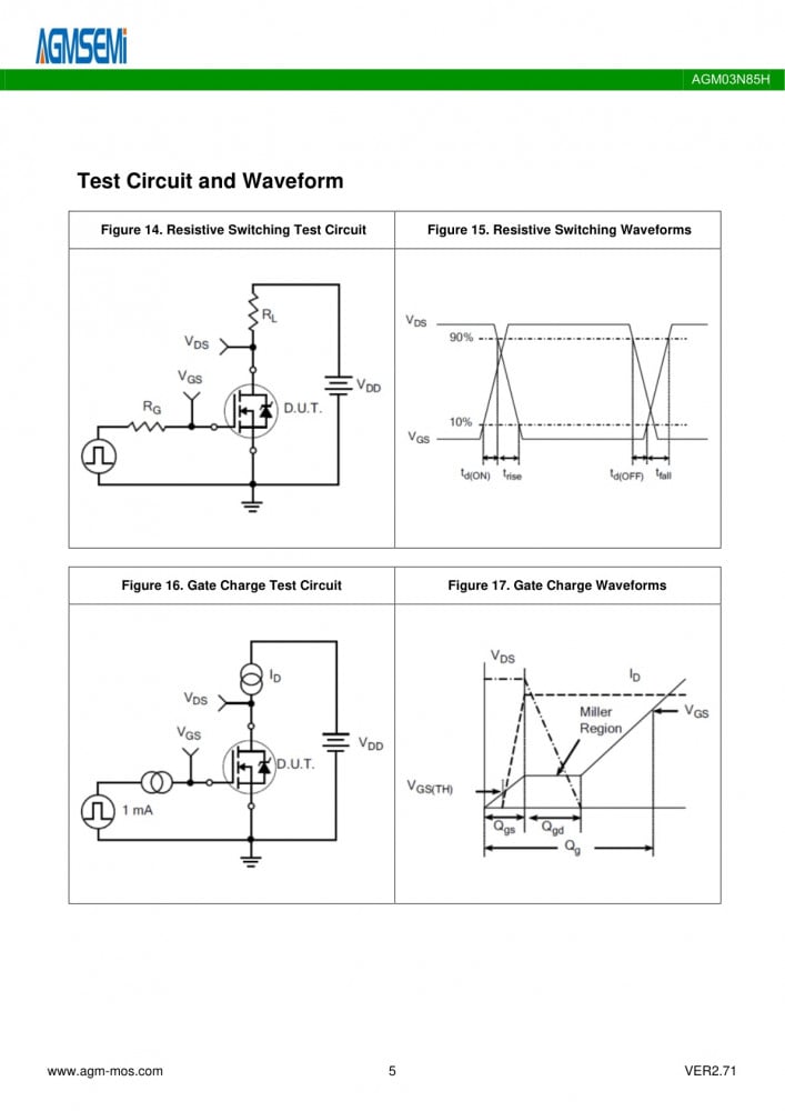 AGM03N85H datasheet page 5