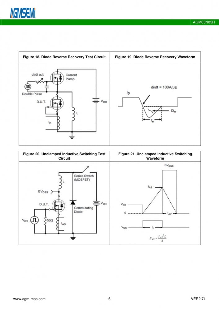AGM03N85H datasheet page 6