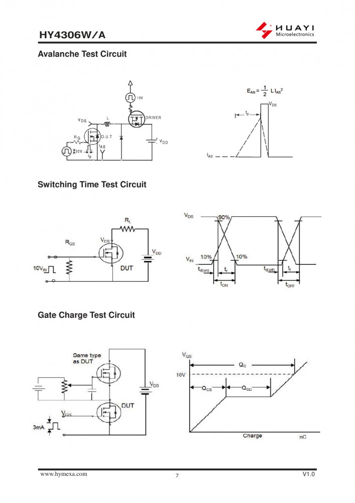 HY4306W datasheet page 7