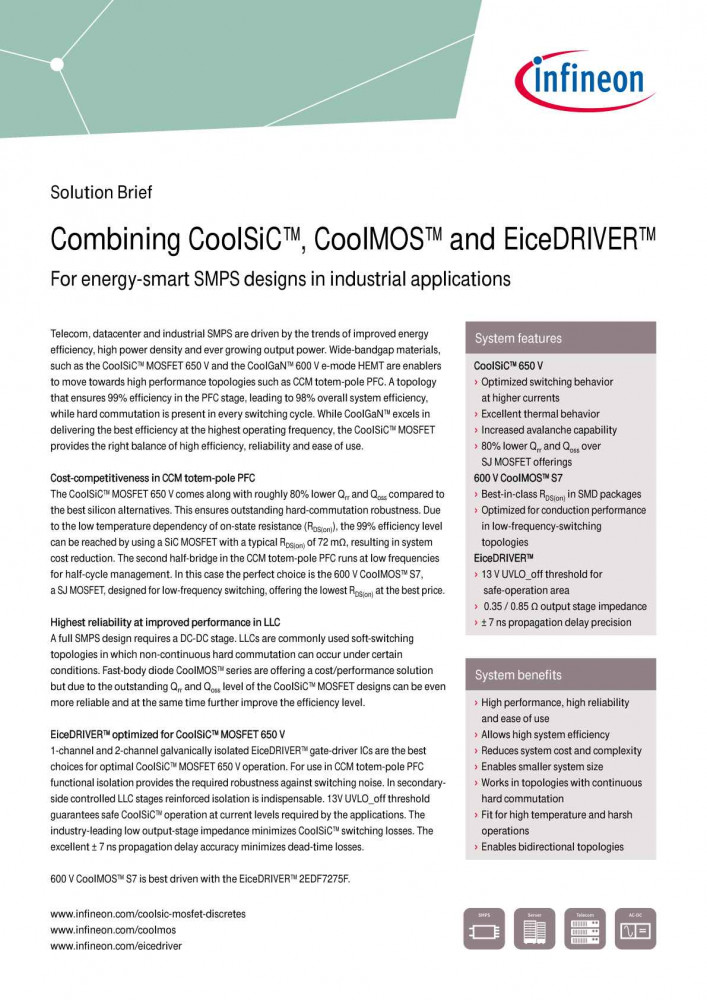 Infineon solution brief page 1