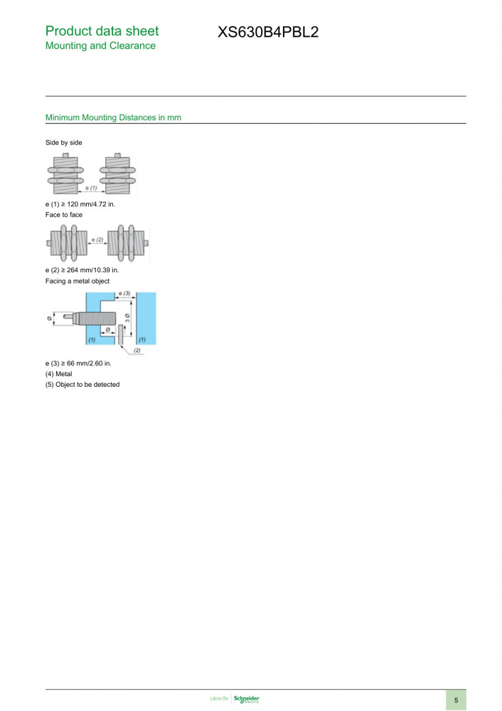 XS630B4PBL2 technical document page 5