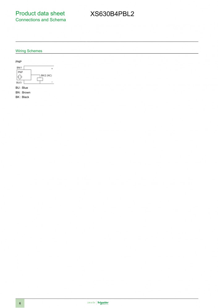 XS630B4PBL2 technical document page 6