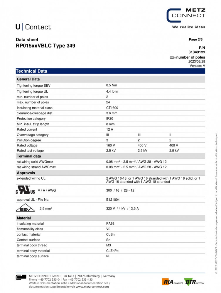 31349103 datasheet page 2
