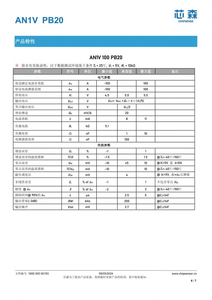 AN1V 200 PB20 datasheet page 4
