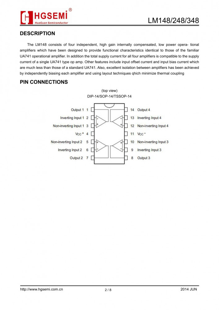 LM348 datasheet page 2
