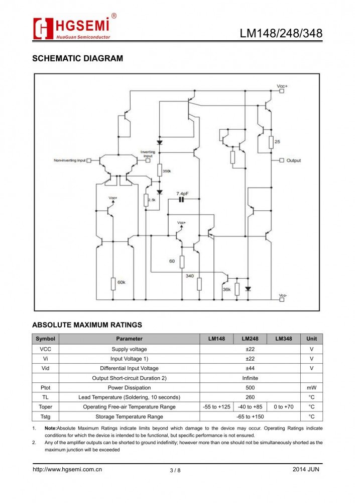 LM348 datasheet page 3