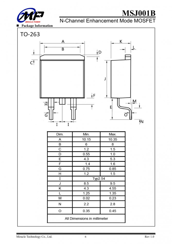 MSJ001B datasheet page 6
