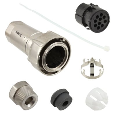 Bulgin PXM7010/10S/CR/0507/SN Circular Connector Housing